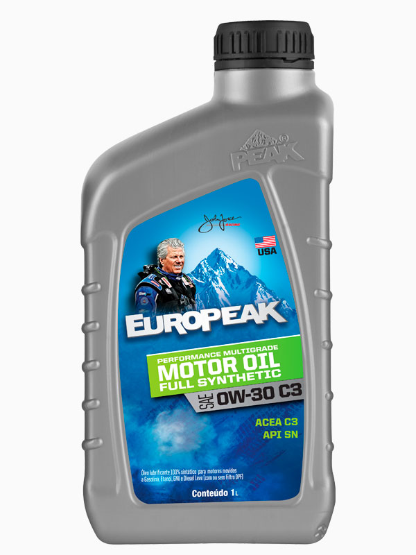 EUROPEAK MOTOR OIL SYNTHETIC 0W30 API SN ACEA C3 12×1 – Vicca Lub